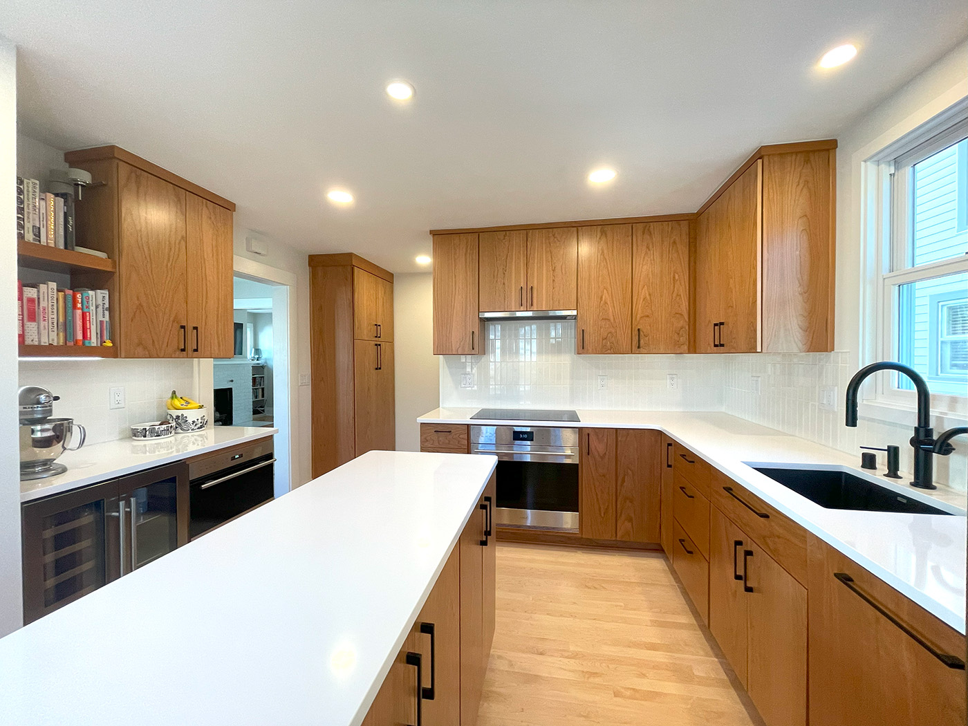 Natural Cherry Kitchen - Dahlia Design Remodel