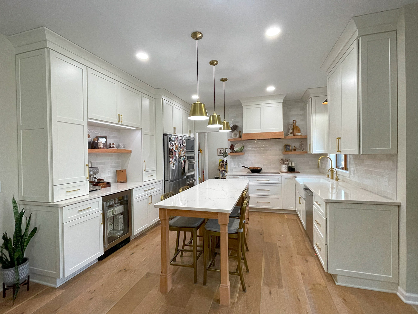 Natural Red Oak Kitchen - Dahlia Design Remodel